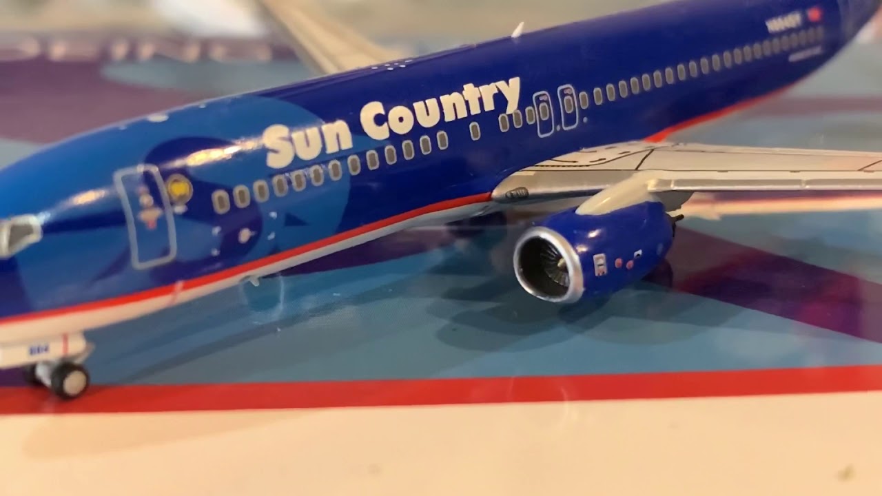 NG models Sun Country 737-800 review - YouTube