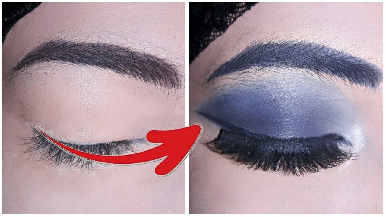 Blue Smokey Eye Makeup Tutorial Soft Blue Smokey Eye Makeup Tutorial