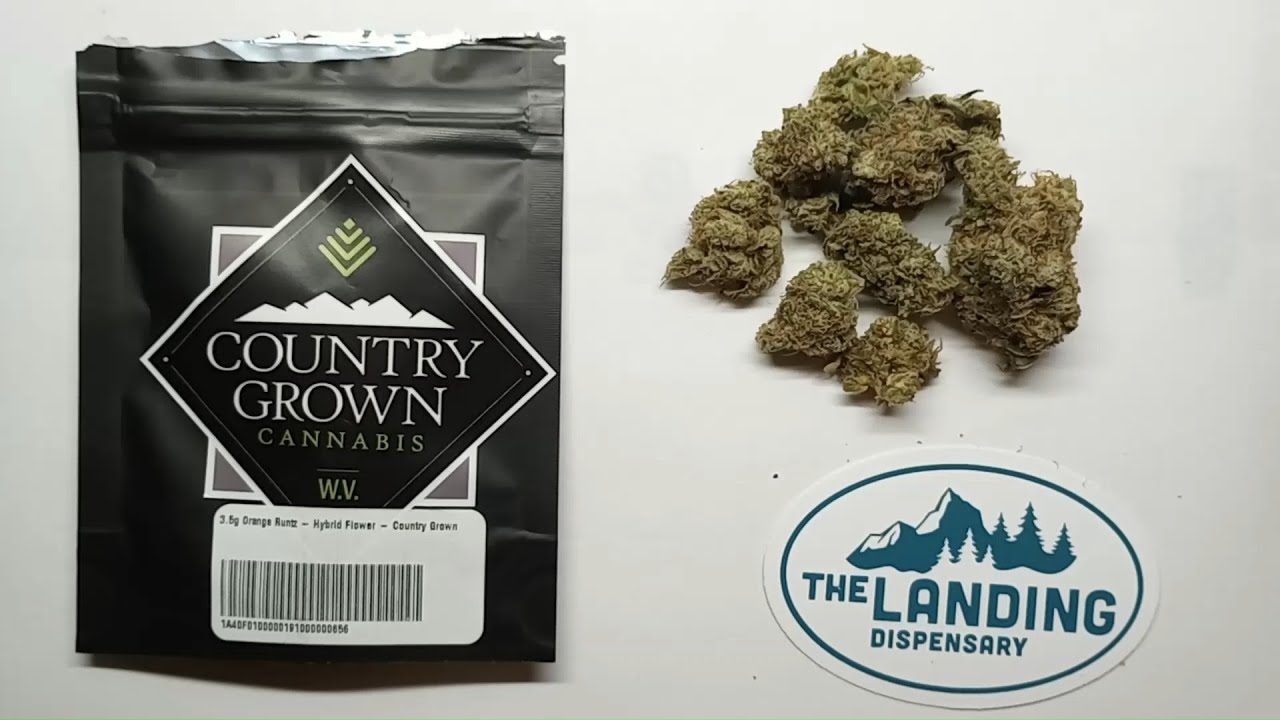 Country Grown Orange Runtz Flower Review - YouTube