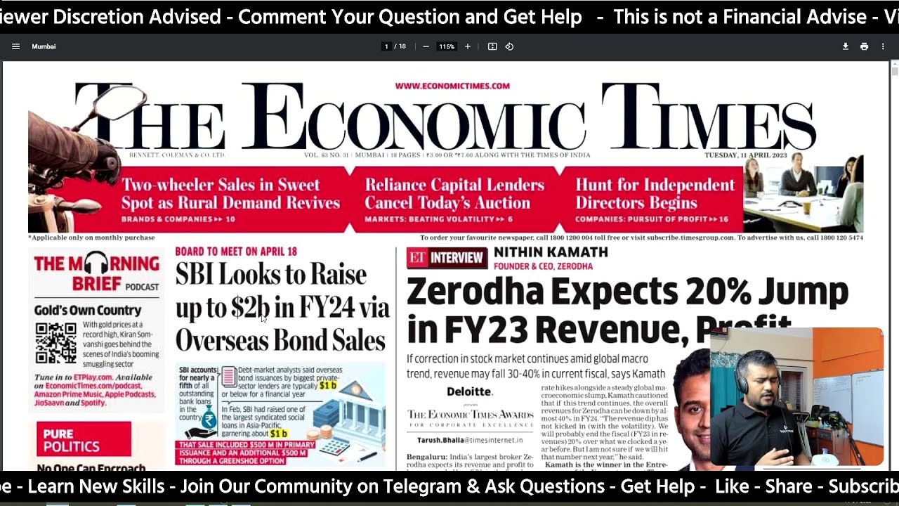 11 April 2023 - Economic Times + Business Standard Newspaper- Daily ...