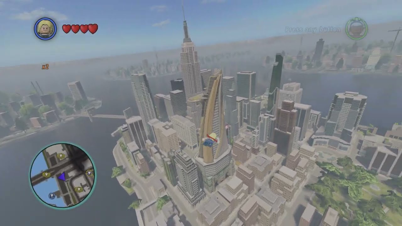 Uncovering the whole map in Lego Marvel SuperHeroes - YouTube