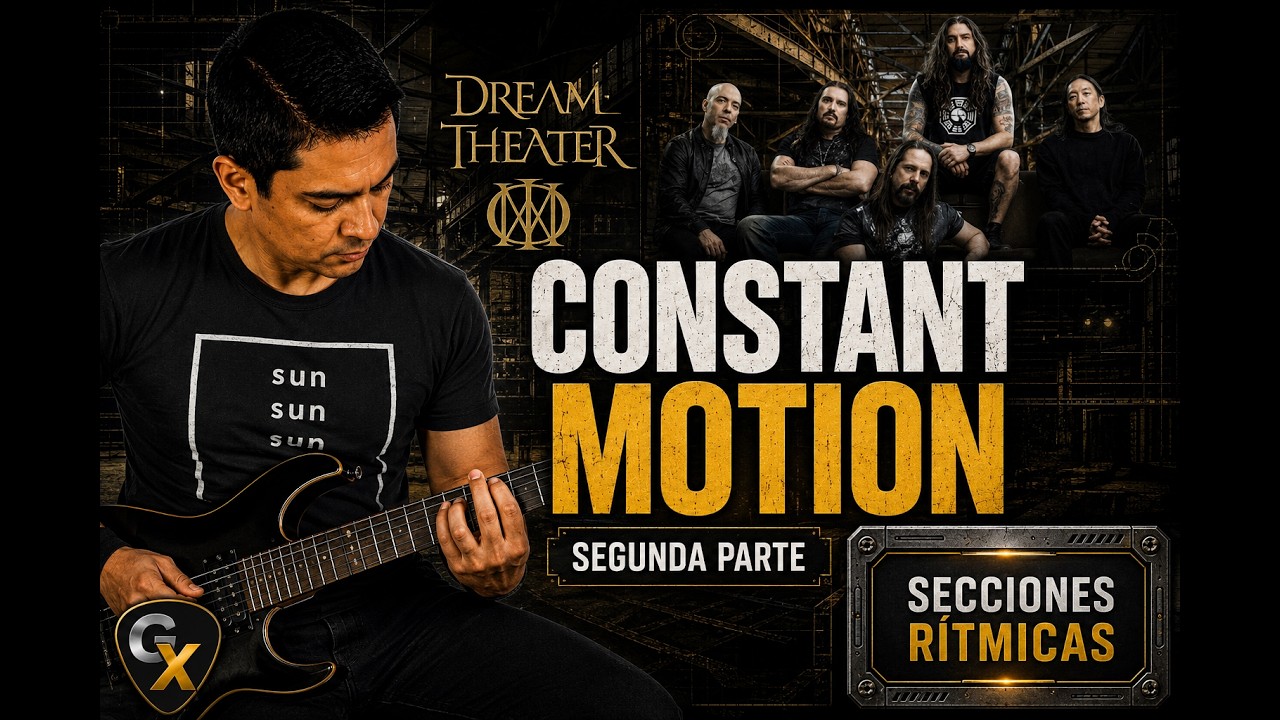 🎸 ¿Cómo tocar las secciones ritmicas de Constant Motion de Dream ...