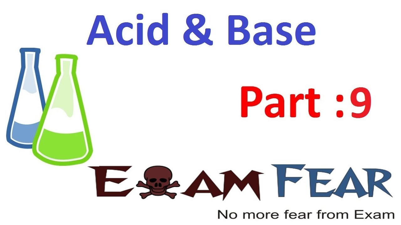 Chemistry Acid & Base part 9 (Acid & Base reaction) CBSE class 10 X ...