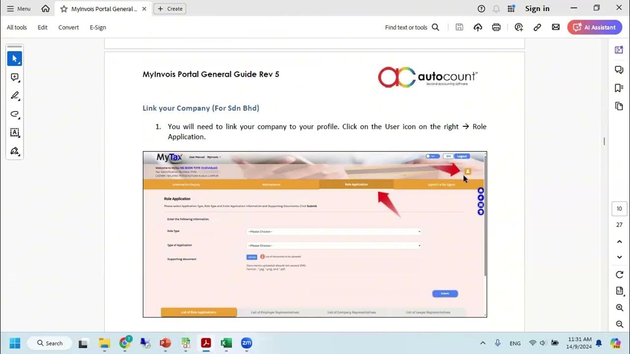 (CHI) AutoCount E-Invoice Module Training - YouTube