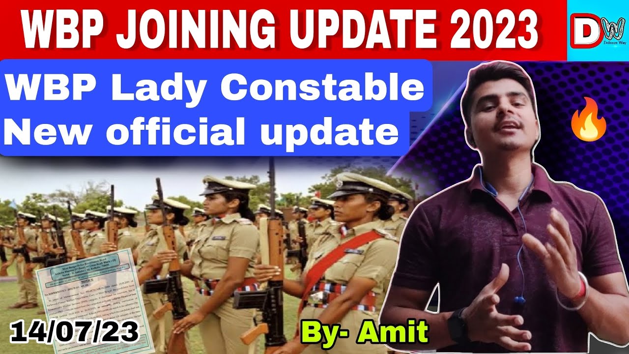 Wbp Constable Official Update 2023🔥 | Wbp Lady Constable 2023 New ...