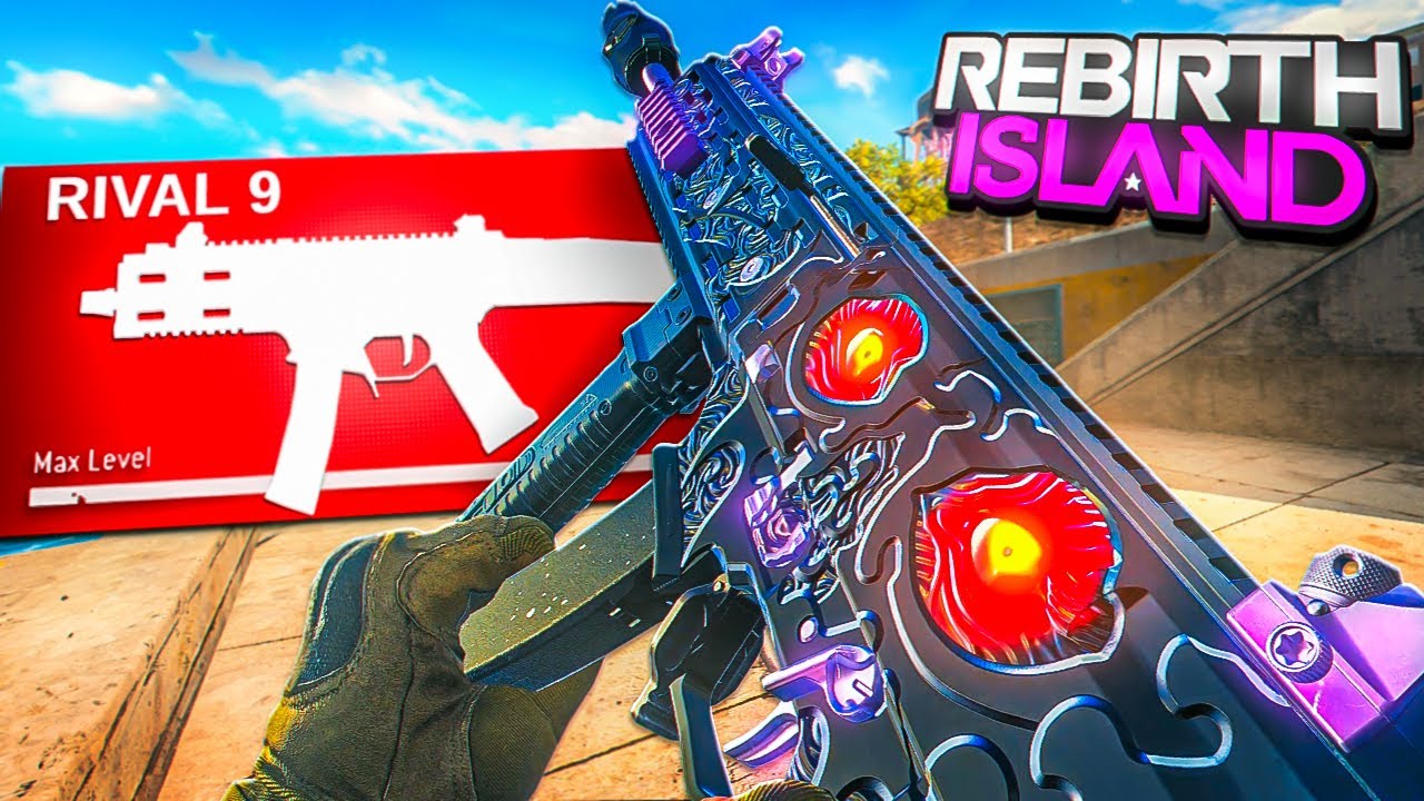 USING the NEW BUFFED RIVAL-9 LOADOUT on REBIRTH ISLAND WARZONE! - YouTube