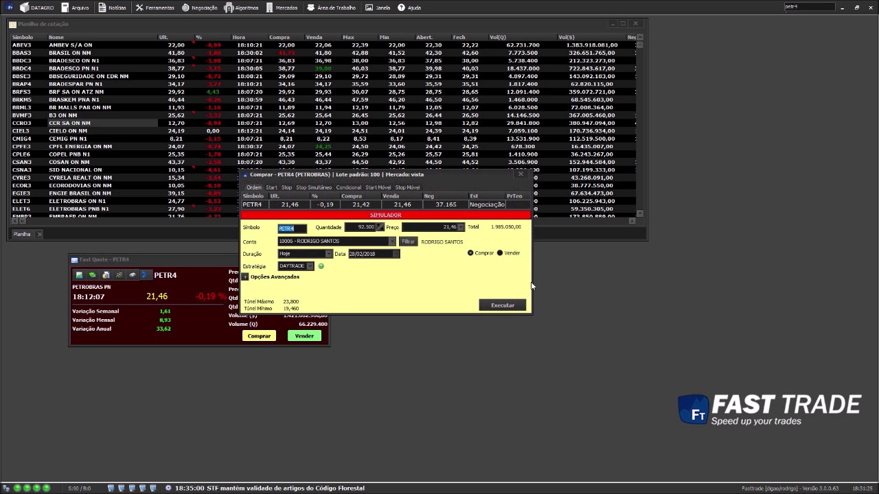 Fast Trade - Módulo Fast Quote - YouTube