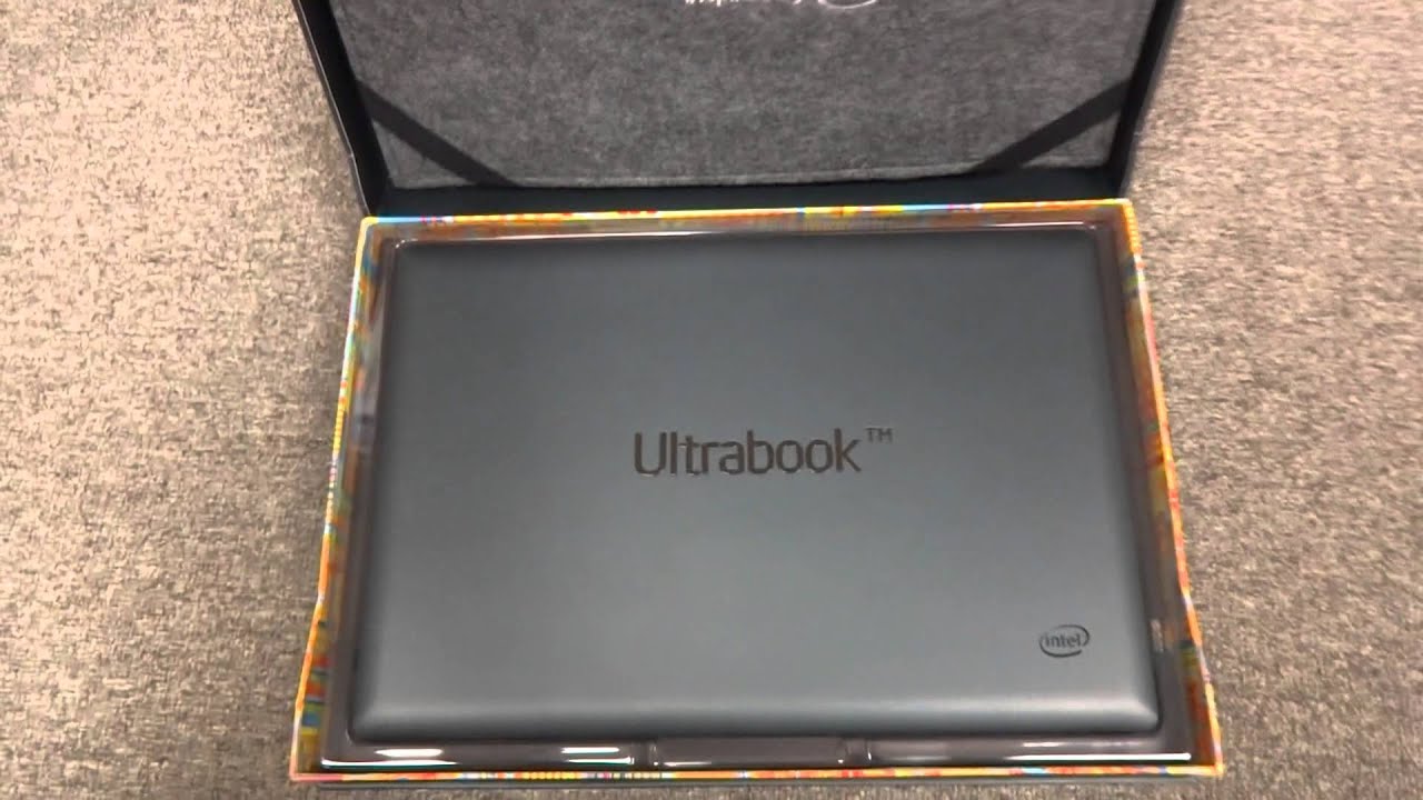 Opening the Intel Haswell Ultrabook Box - YouTube