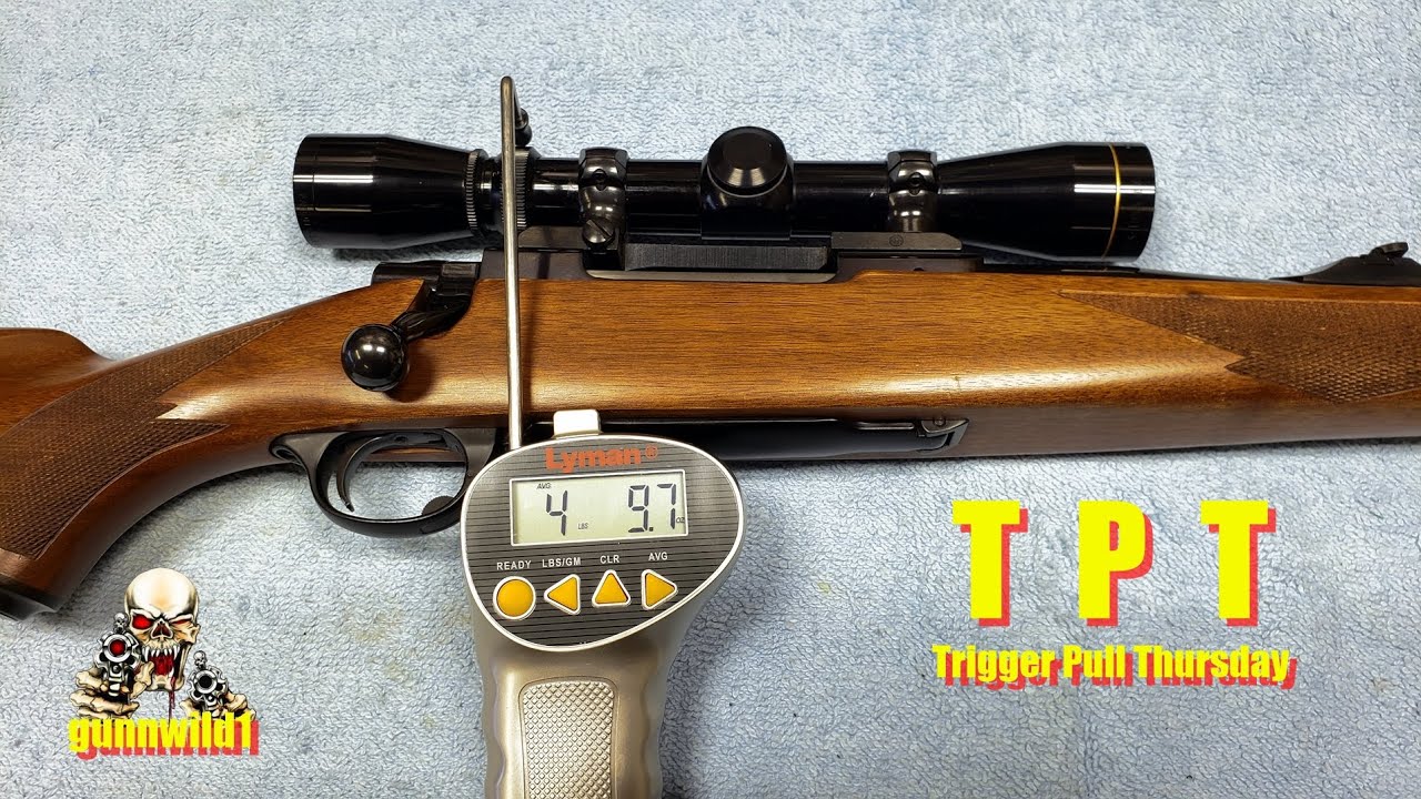 Trigger pull Thursday - Ruger M77 - YouTube