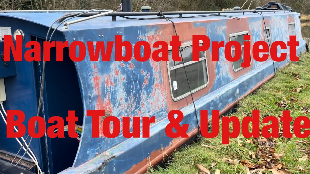 Narrowboat Tour and project update - YouTube
