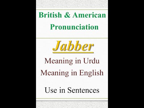 Jabber meaning| English difficult words| #shorts - YouTube