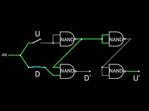 SOCD cleaner U+D=U using only NAND gates - YouTube