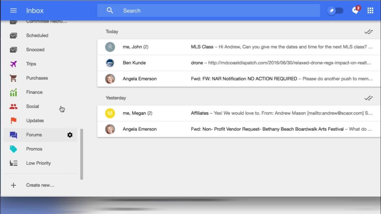 Tech Tip Tuesday - #024 - Taming Your Email Using Google Inbox - YouTube