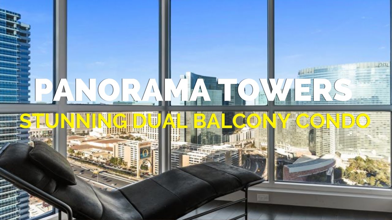 Stunning Dual Balcony View at Panorama Towers Condo | Las Vegas Strip ...
