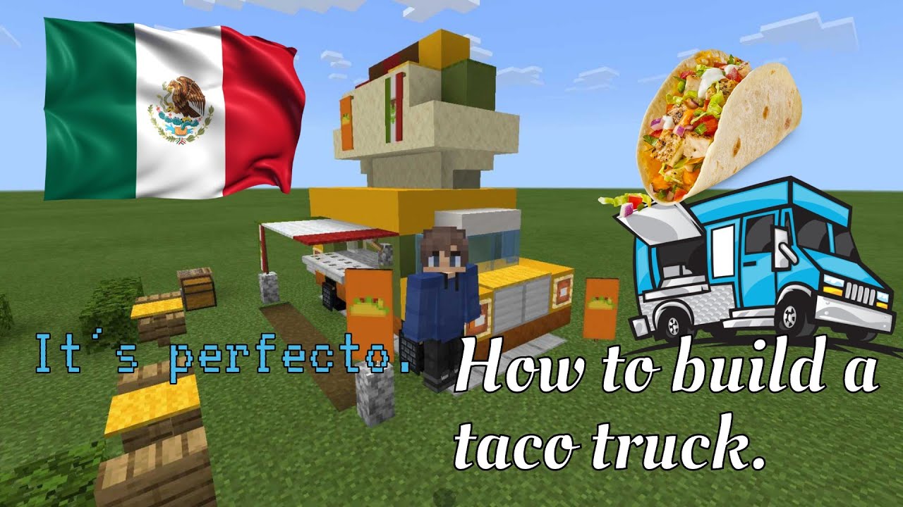 Minecraft : How to build a taco truck. - YouTube