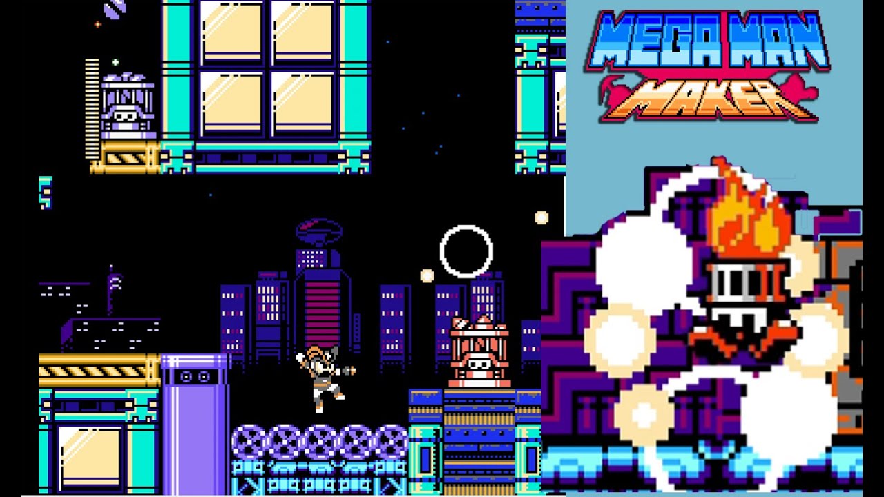 Mega Man Maker - Blast Studio- Lights- Camera -Action - YouTube