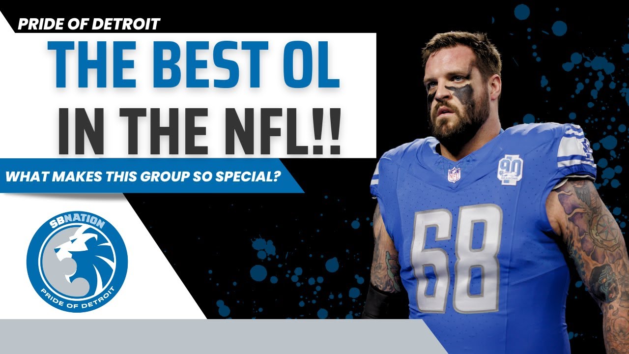 The Best OL in the NFL: Why Detroit Sits at the Top - YouTube