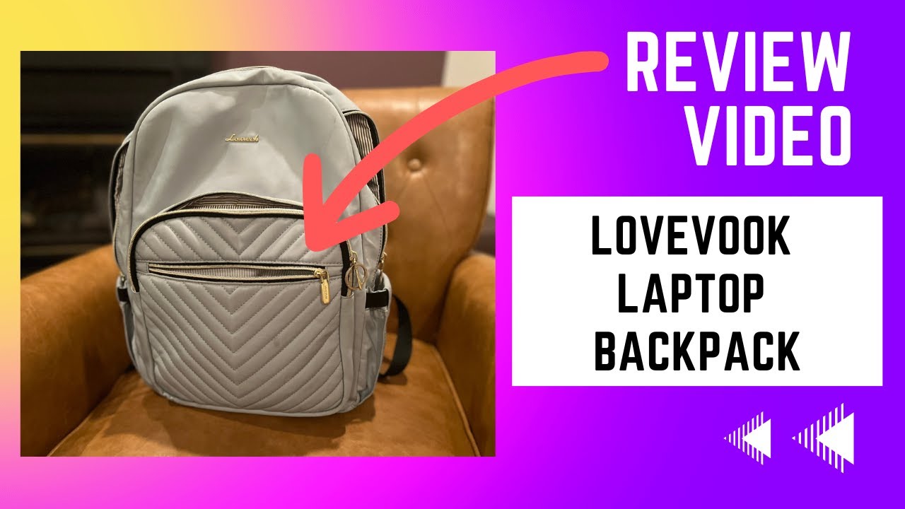 Review of LOVEVOOK Laptop Backpack with USB Port on Amazon - YouTube