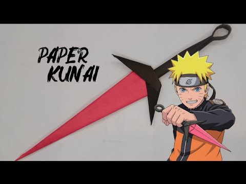 How to make Easy Paper Kunai ✨