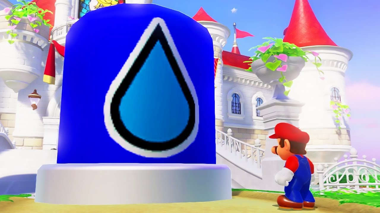 What happens when Mario presses the ULTIMATE Water-Switch in Super ...