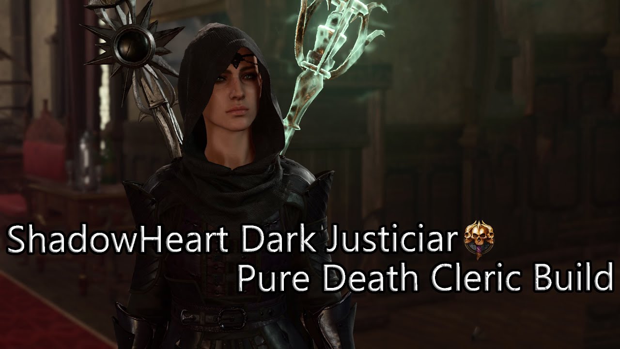 ShadowHeart Sharan-Death Cleric Build - YouTube