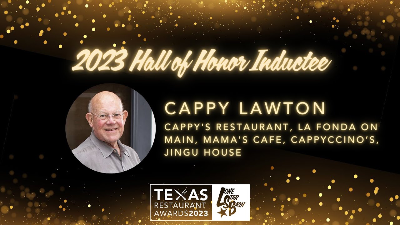 2023 Hall of Honor: Cappy Lawton, Cappy's Restaurant - YouTube