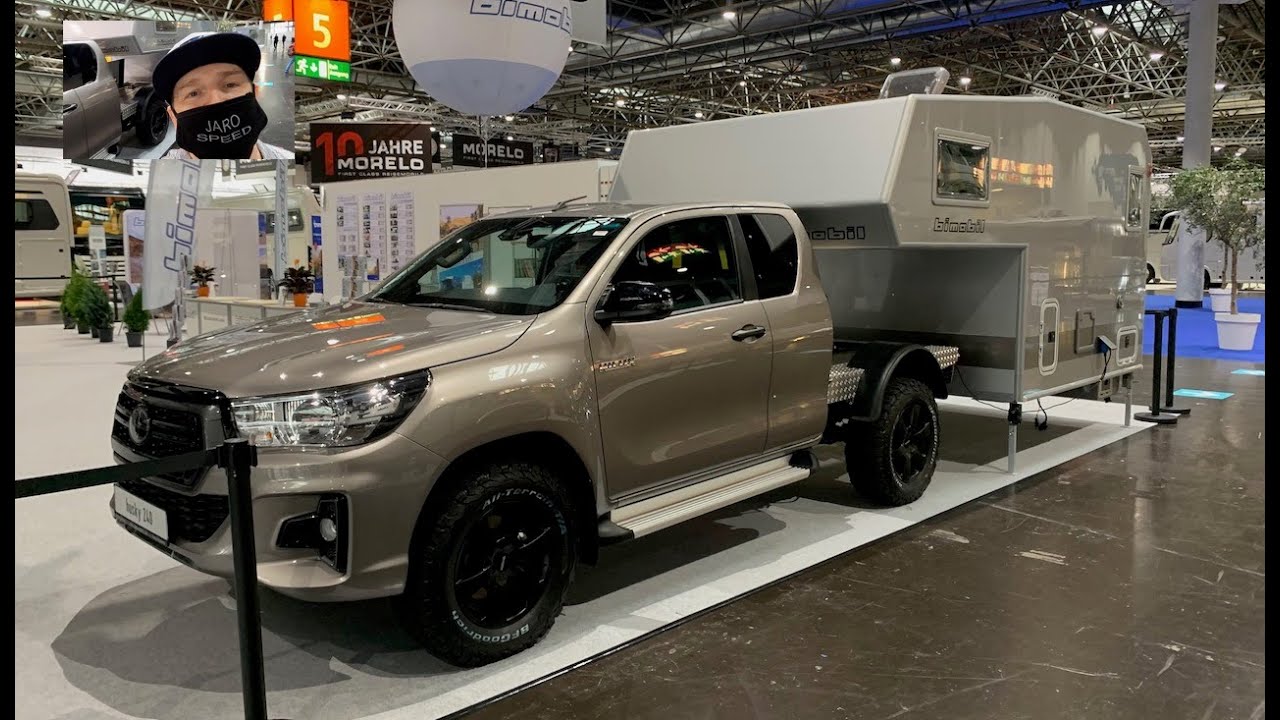 Bimobil Husky 240 RV pick-up Box camper Camping car Toyota Hilux ...