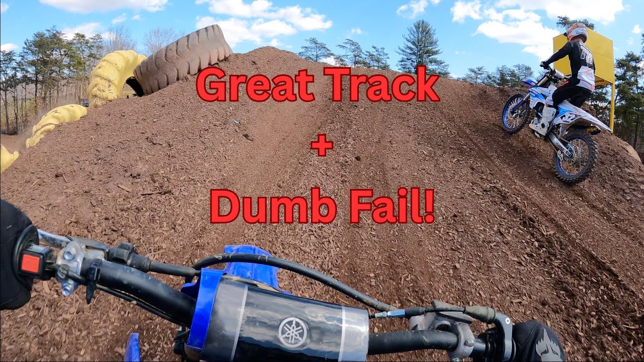 Breezewood MX Kids and Intermediate Track + Dumb Fail! - YouTube