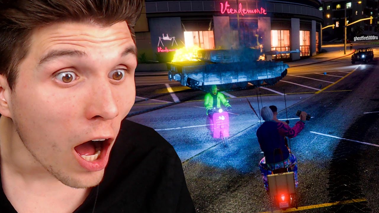 UNSTERBLICHER GLP VS. PANZER! DIESER MIESE HACKER! | GTA 5 ONLINE - YouTube