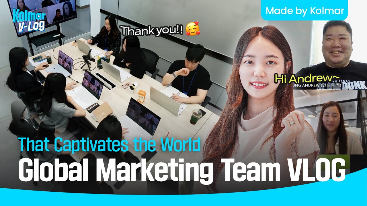 Kolmar Global I Unveiling the Global Marketing Team & Collaboration Master | KolmarLog #vlog ...