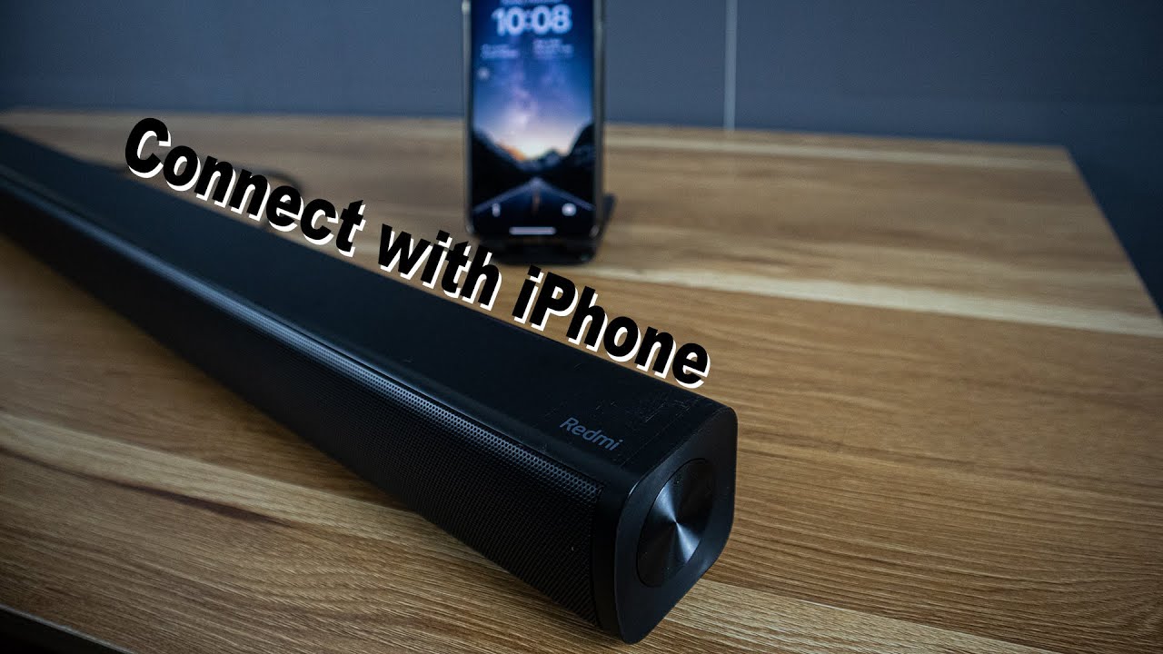 How to Connect REDMI TV Soundbar to iPhone - YouTube