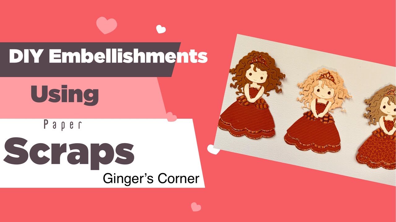 Orange | Using A Temu Die | Using Scraps to make Embellishments | DIY ...