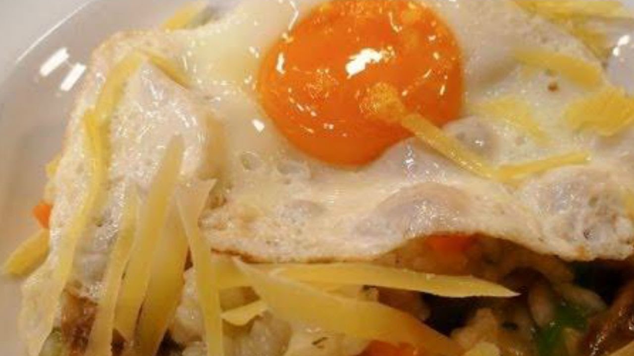Cocinemos juntos un delicioso Risotto primavera con huevos fritos - YouTube