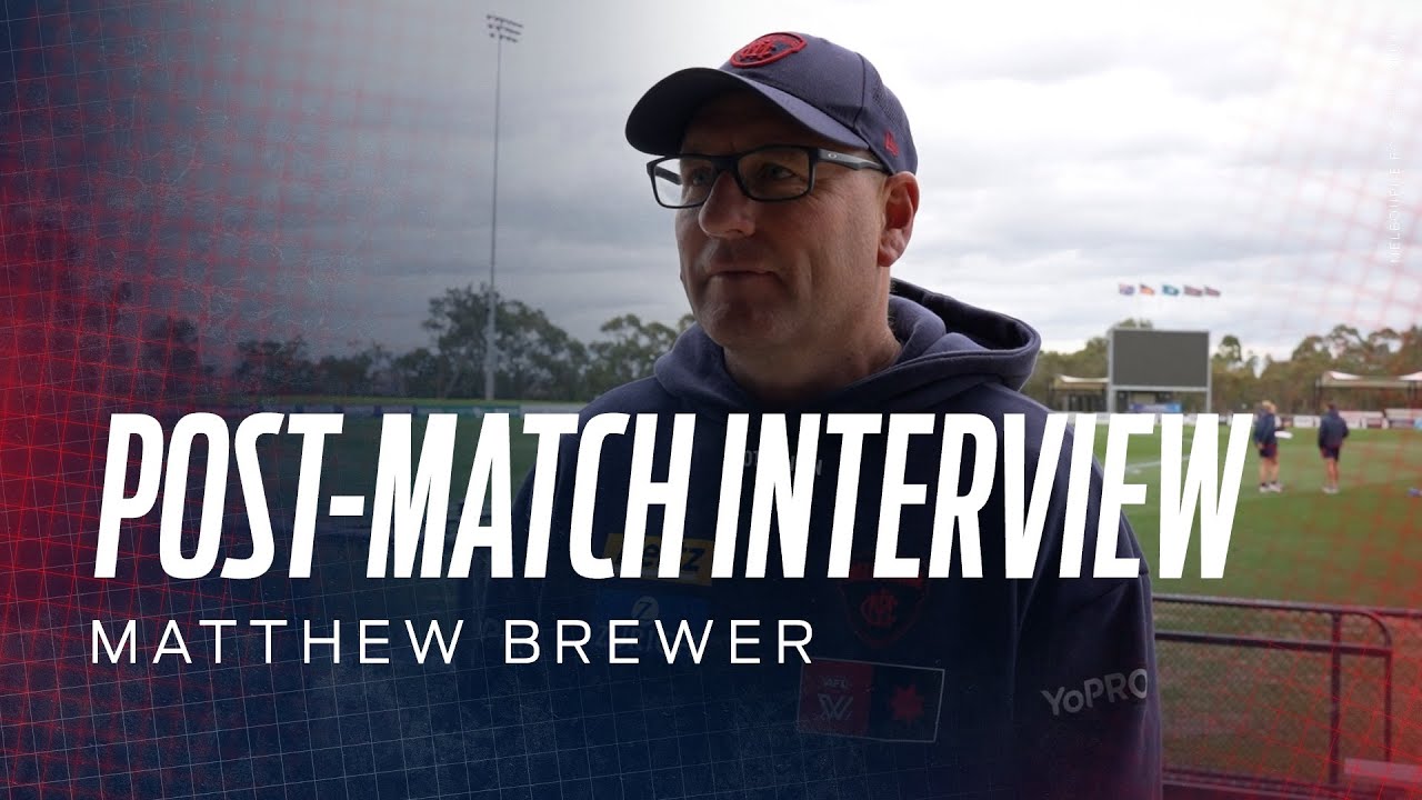 Practice Match | Post-match Interview | Matthew Brewer - YouTube