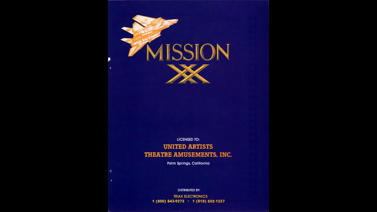 First Play in the Arcade - Mission: XX (1987) - YouTube