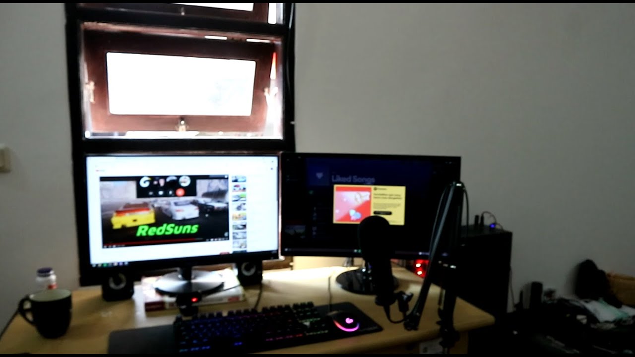 microphone Fantech Leviosa stand - YouTube