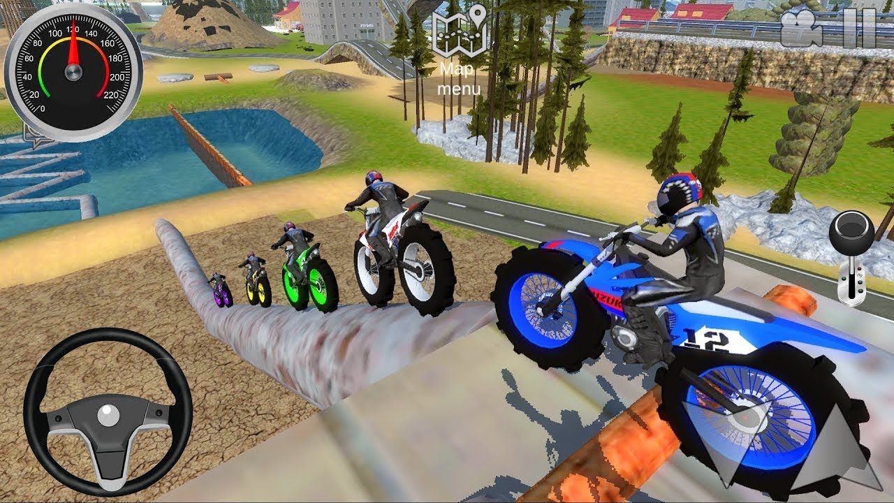 Impossible Bikes Stunts Extreme Dirt Driving - Motor Bike Racing ...