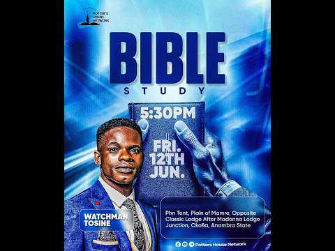 THE BELIEVER'S CONSECRATION || WATCHMAN TOSINE || 12-06-2026 #biblestudy #consecration #wordofgod