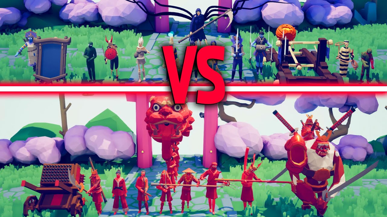 MEGA DYNASTY TEAM vs DLC SPOOKY TEAM - Totally Accurate Battle ...
