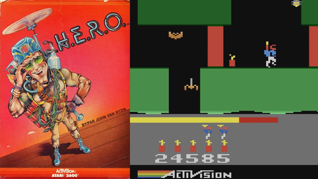 H.E.R.O. | Atari 2600 | Activision | 1984 - YouTube