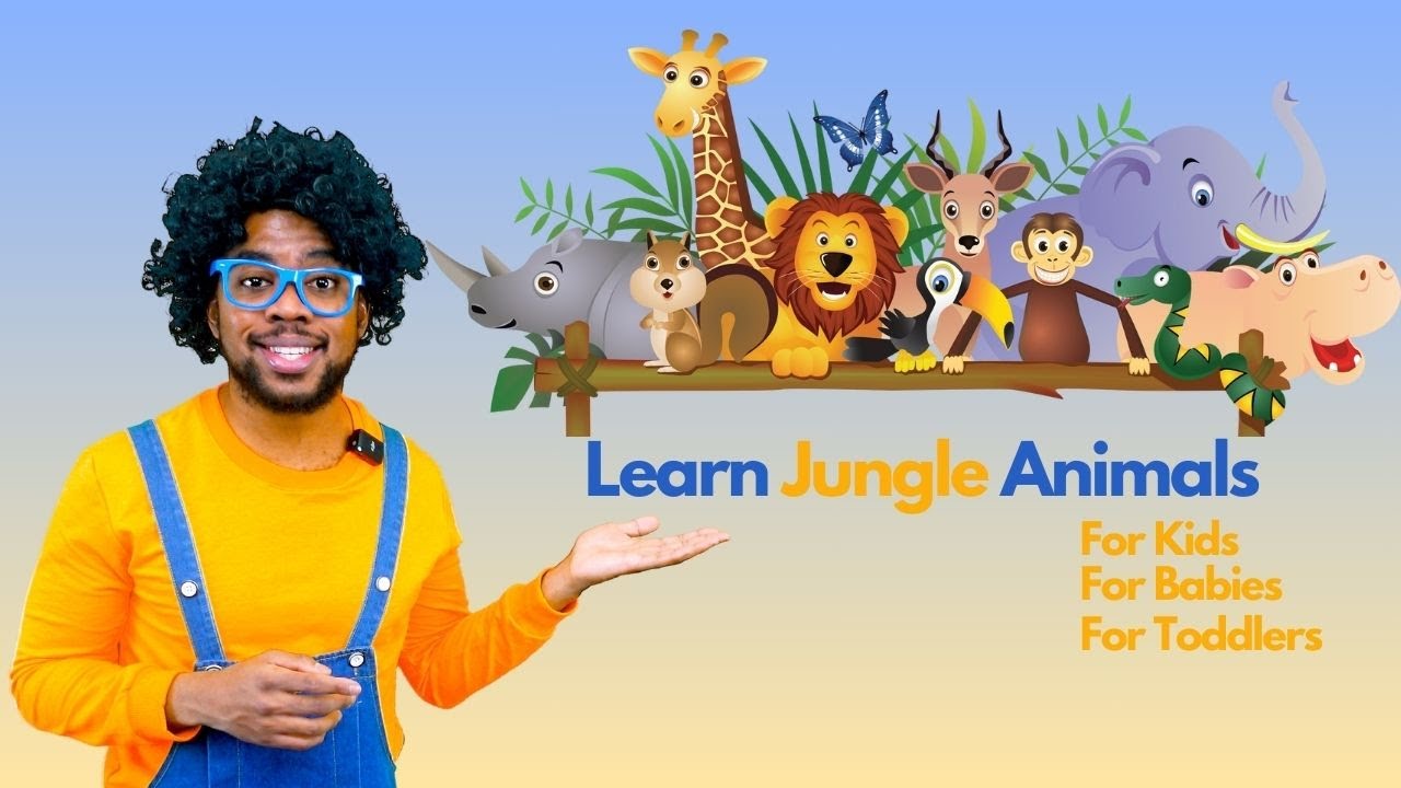 Learn Jungle Animals For Kids | Animals For Kids | Just Imagine Kids ...