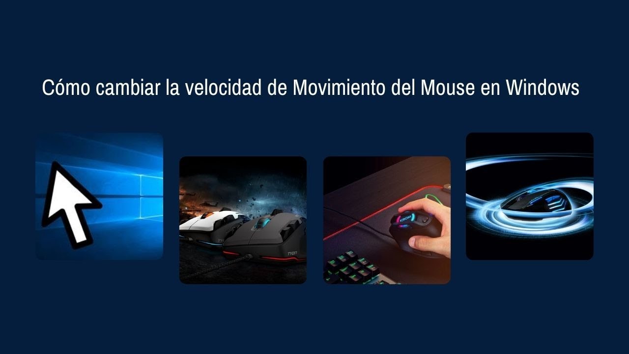 🖱 Cambiar la Velocidad de Movimiento del Mouse en Windows Fácil y ...