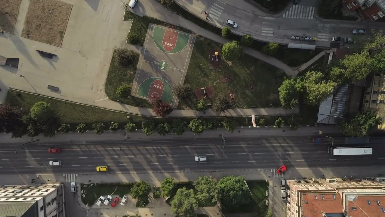 Car Driving In Town Stock Video - YouTube