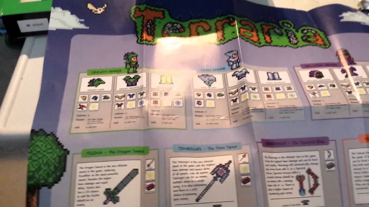 Terraria xbox 360 collectors edition unboxing - YouTube