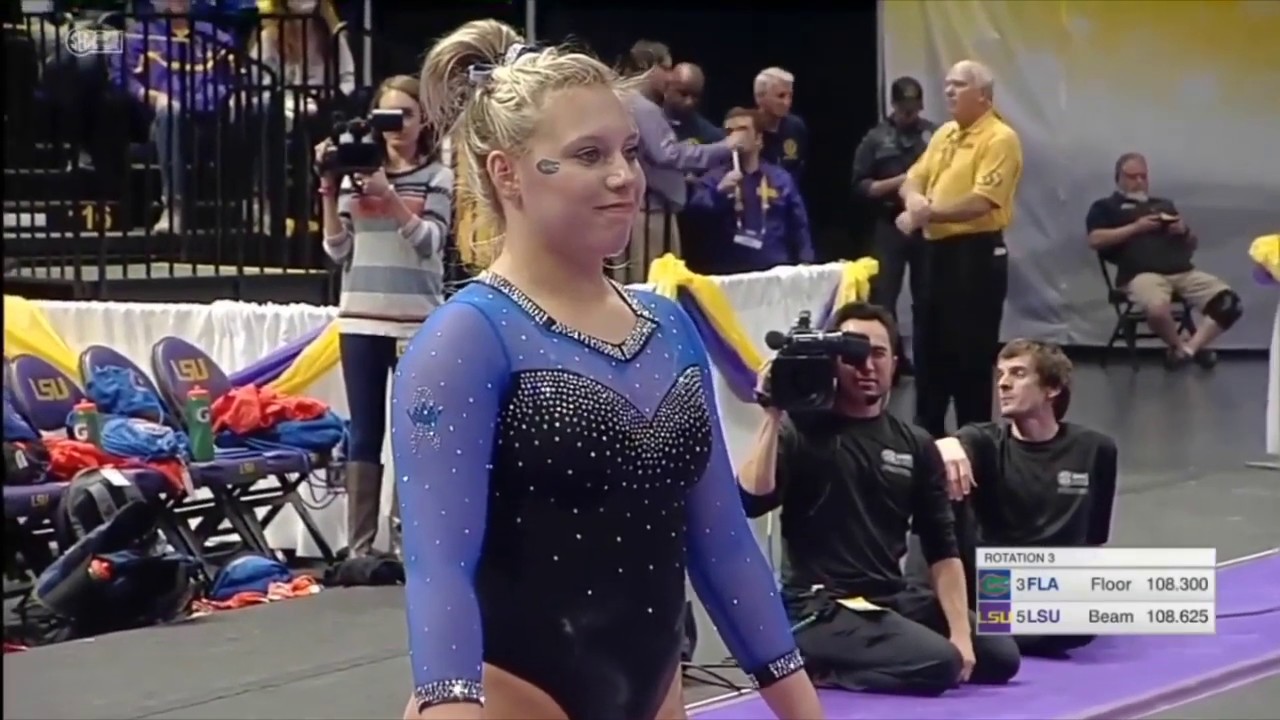 Sydney Johnson-Sharpf Floor Florida @ LSU 2019 9.800 - YouTube