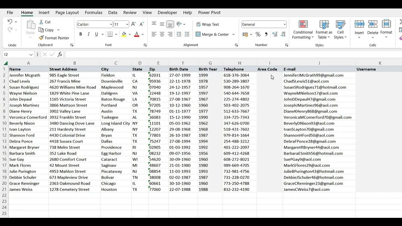 How to use the LEFT FUNCTION in EXCEL - YouTube