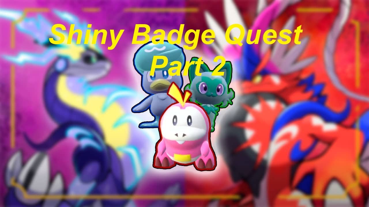 Shiny Badge Quest #2 - Unser erstes Shiny !! #pokemon #karmesin #shiny ...