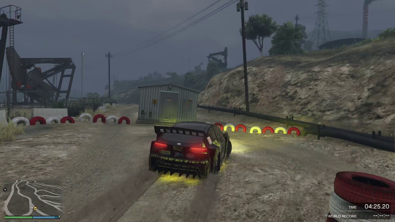Grand Theft Auto V RALLY STAGE Flash Gt - YouTube