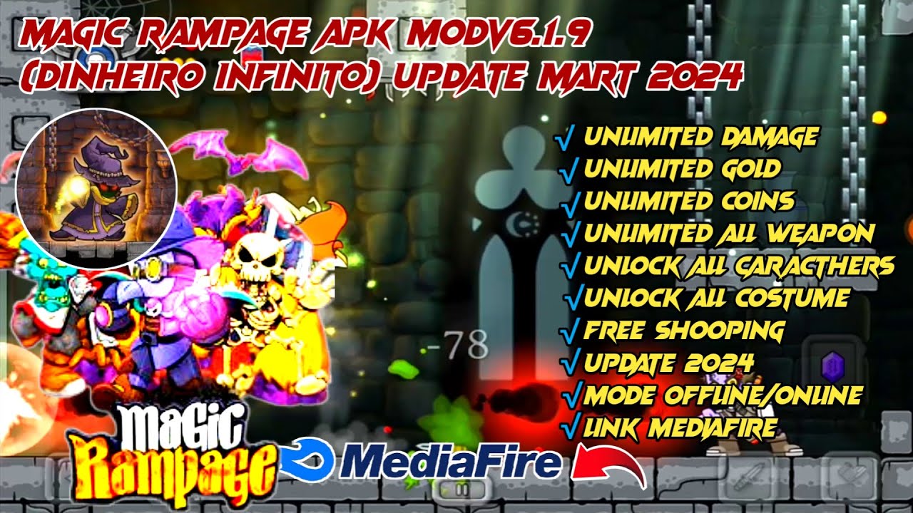 Magic Rampage - APK MOD - v6.1.9 (Dinheiro infinito) UPDATE MARET 2024 ...
