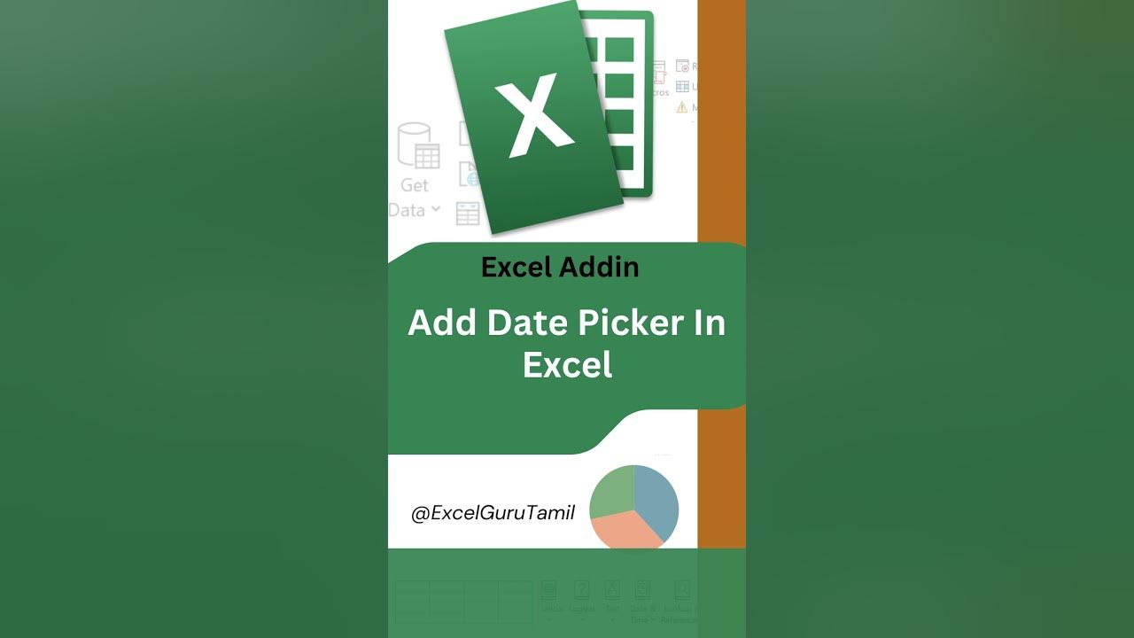 How to add date picker in excel? - YouTube